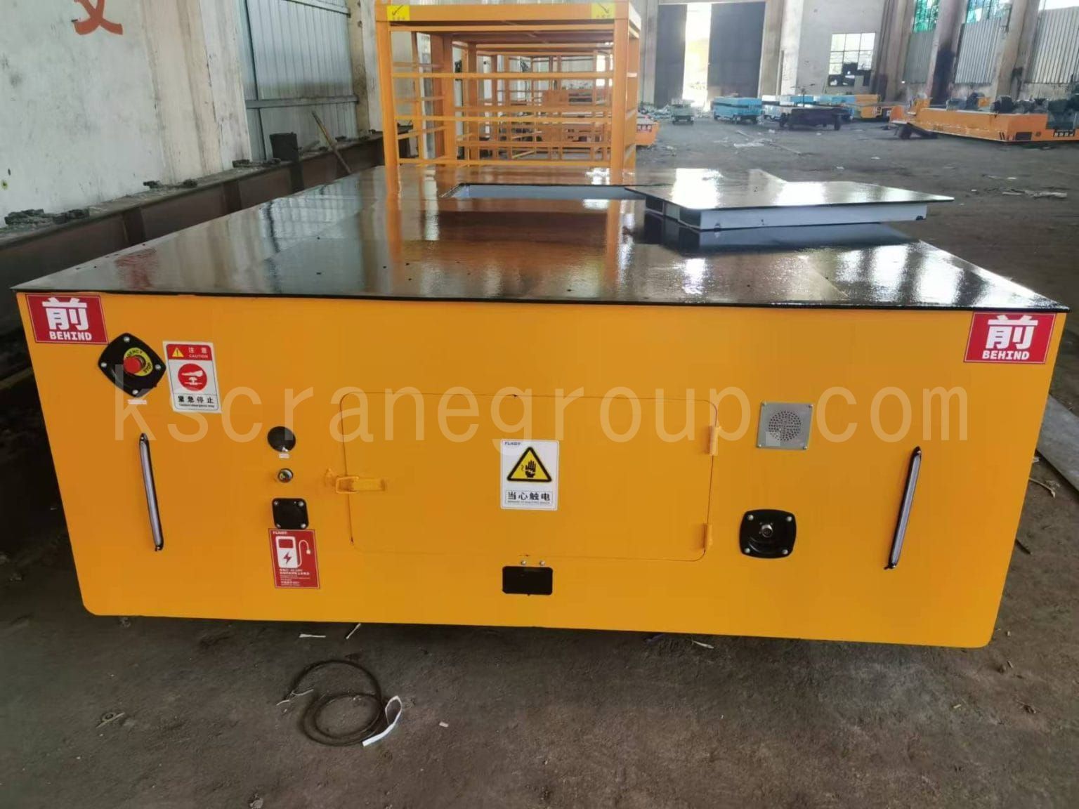 One Set Trackless Transfer Carts Export To Thailand - KSCRANE