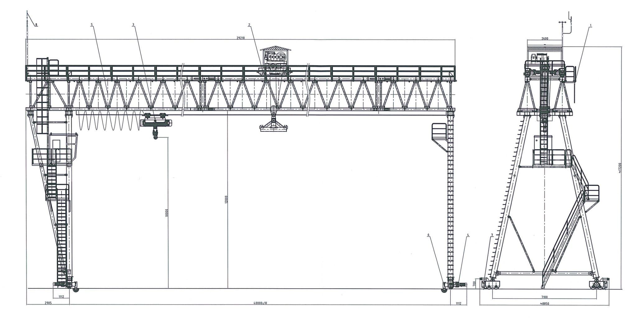 Precision Casting Yard Gantry Cranes For Seamless Bridge Erection And ...