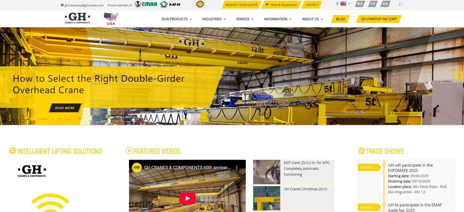 Top 10 Overhead Crane Manufacturers In The World: Market Leaders And ...