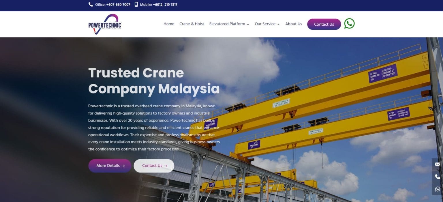 Top 10 Trusted Overhead Crane Suppliers In Malaysia For 2025: Help You Make The Right Choice ...