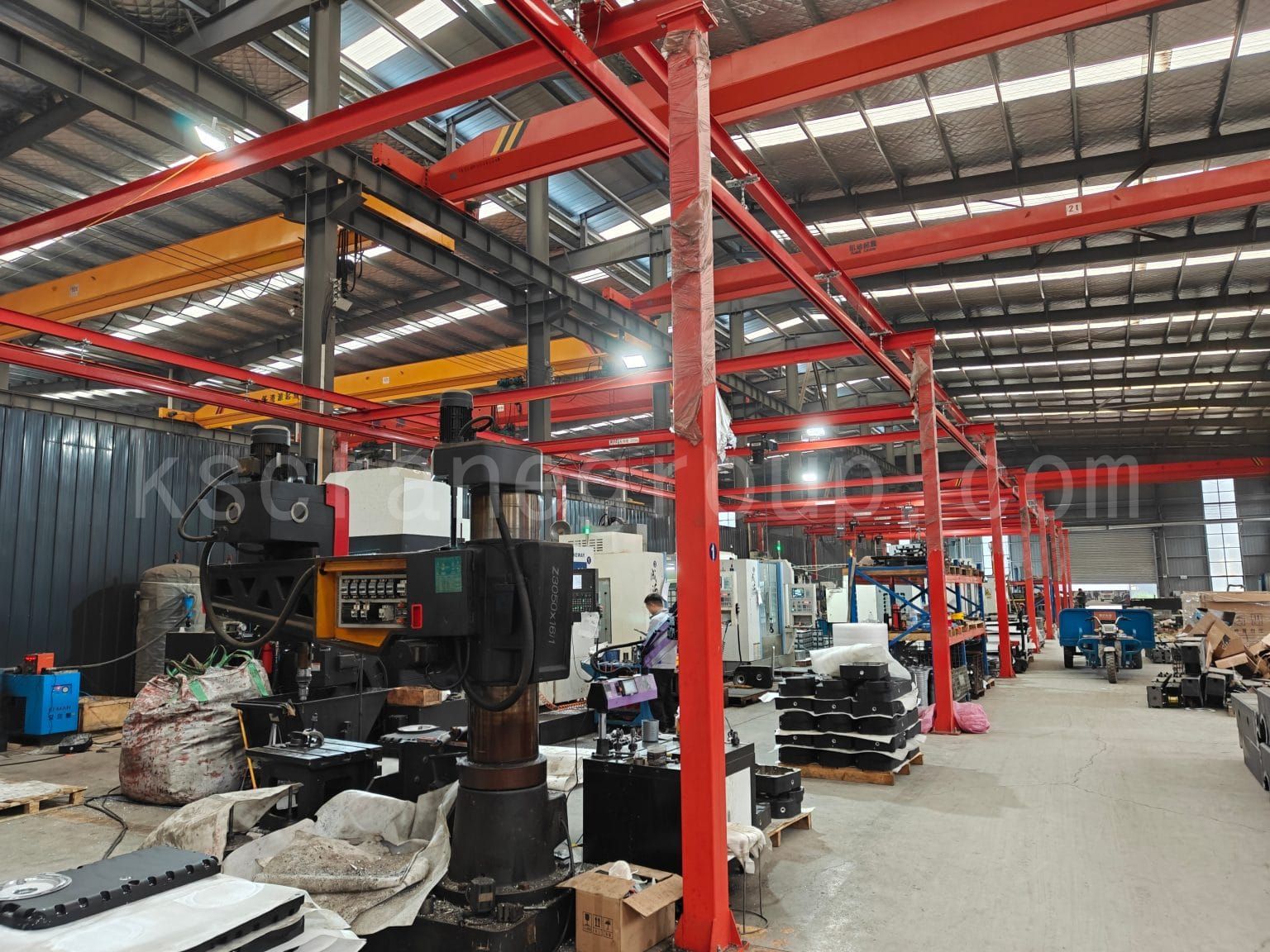 Free Standing Workstation Bridge Cranes: Lightweight, Easy Installation Crane - KSCRANE