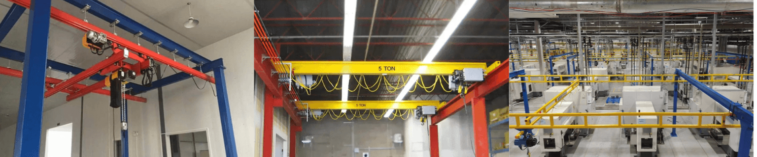 Free Standing Workstation Bridge Cranes: Lightweight, Easy Installation Crane - KSCRANE