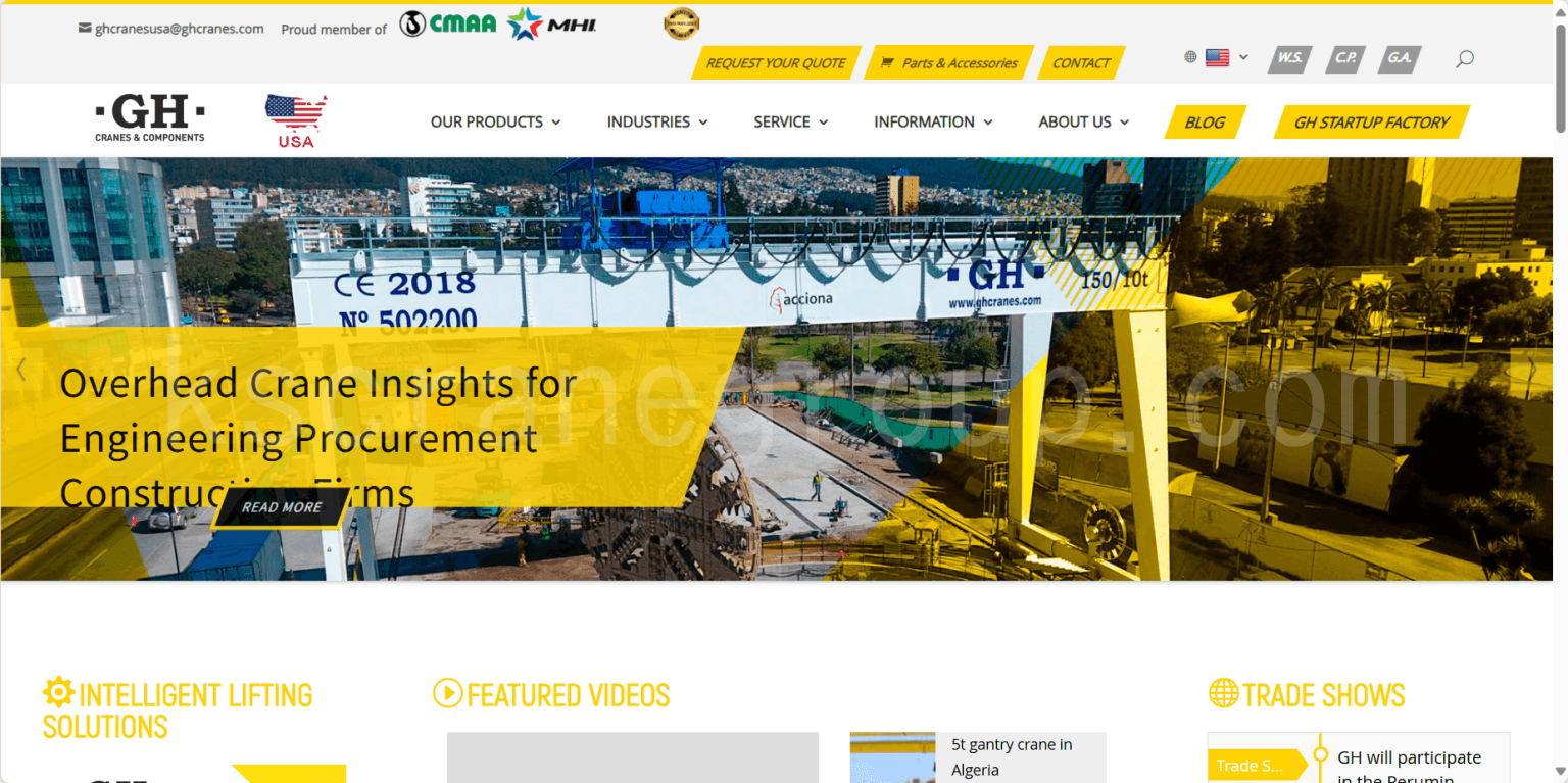 Top10 Overhead Crane Manufacturers In USA: Market Analysis And ...