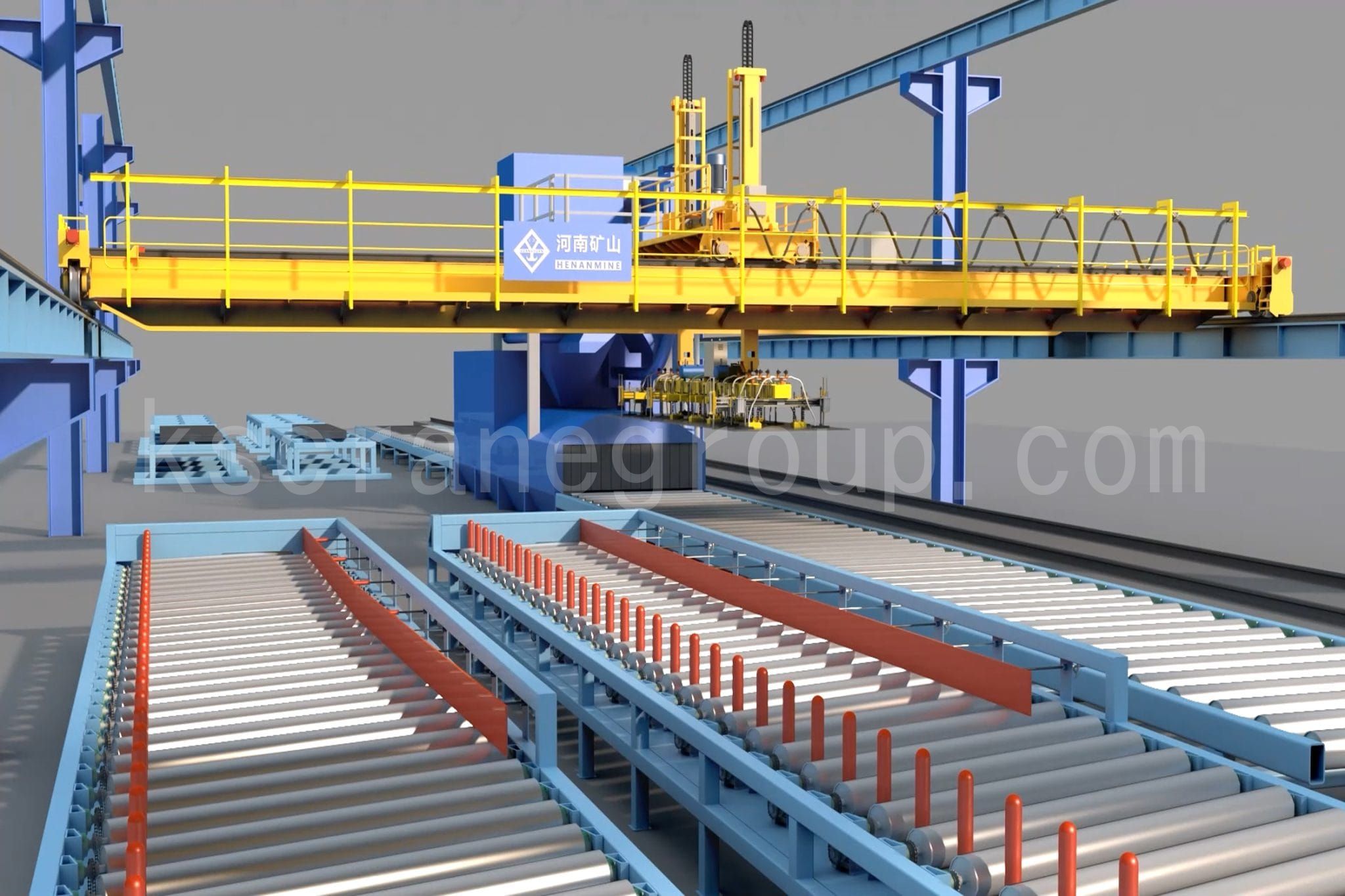 Intelligent Steel Plate Handling Overhead Crane: High-Speed Automated ...