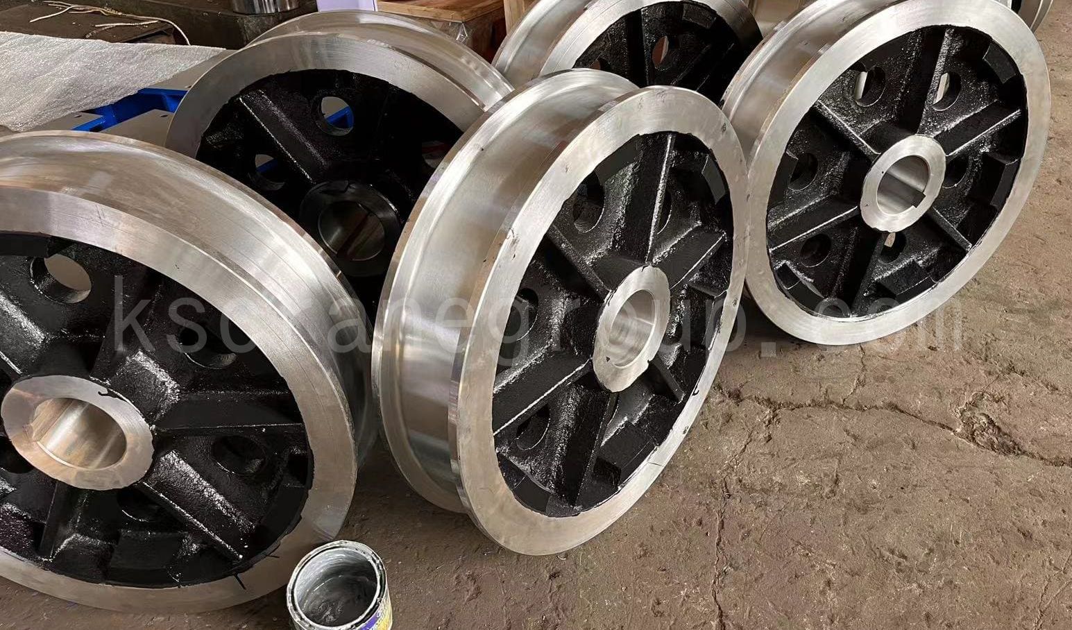 85 Pcs Casting Crane Wheel Exported To Egypt - KSCRANE