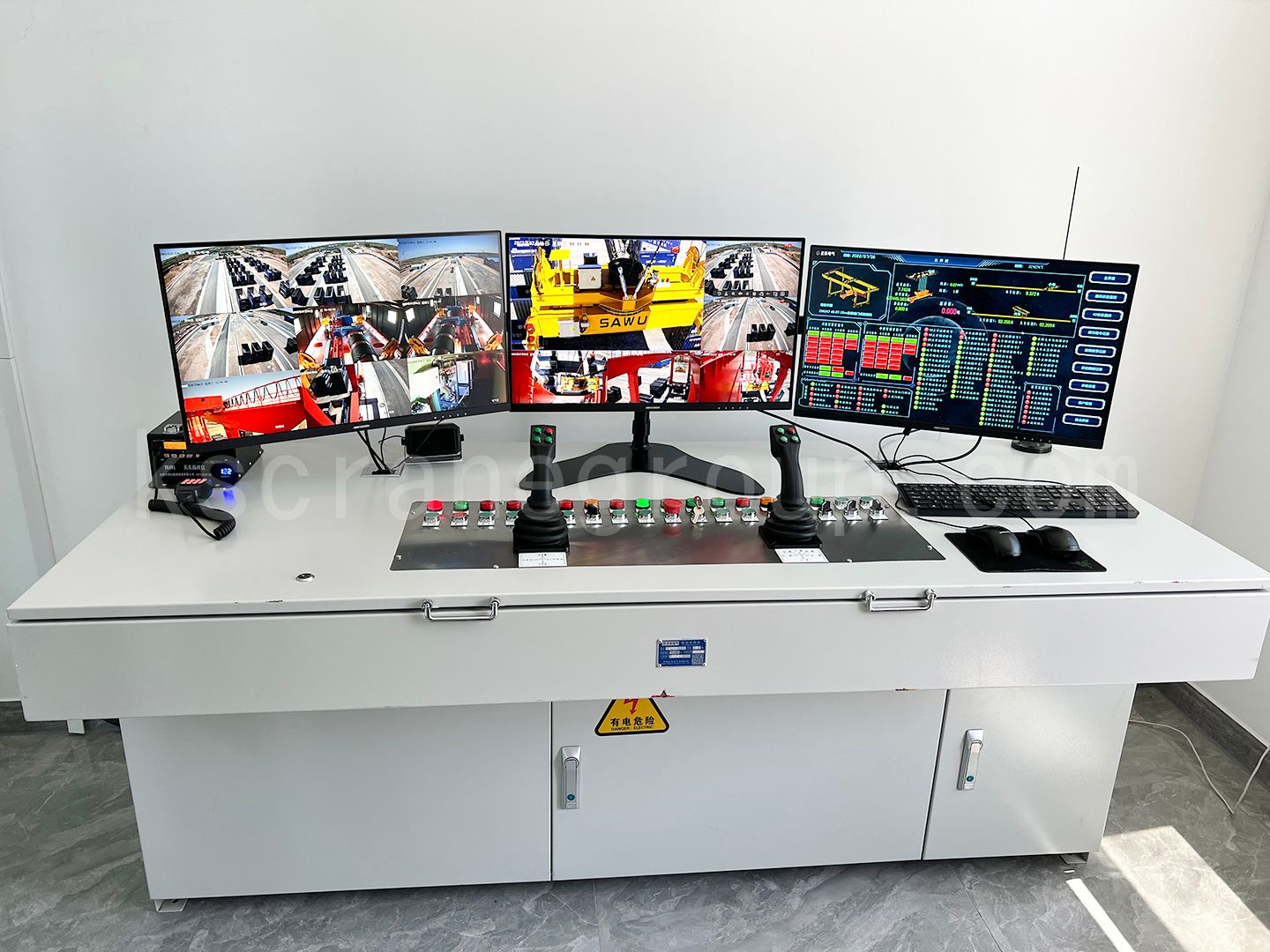 Wanli New Energy Smart Inland Port Rail Mounted Container Gantry Crane ...