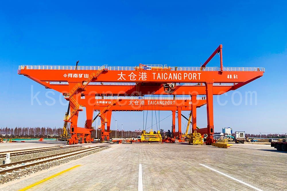 Taicang Port Rail Mounted Container Gantry Crane - KSCRANE